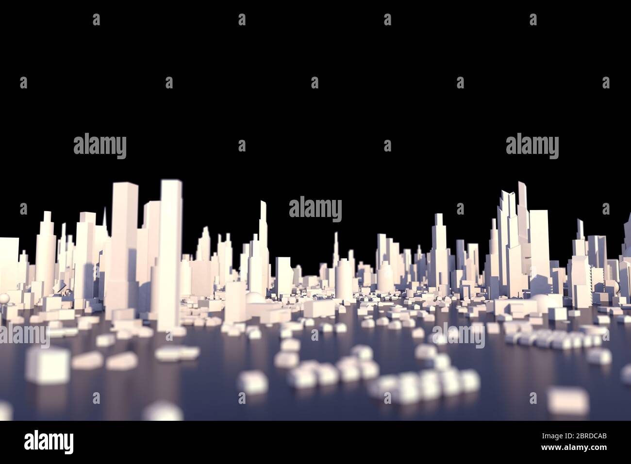 3d perspective street map illustration hi-res stock photography and ...