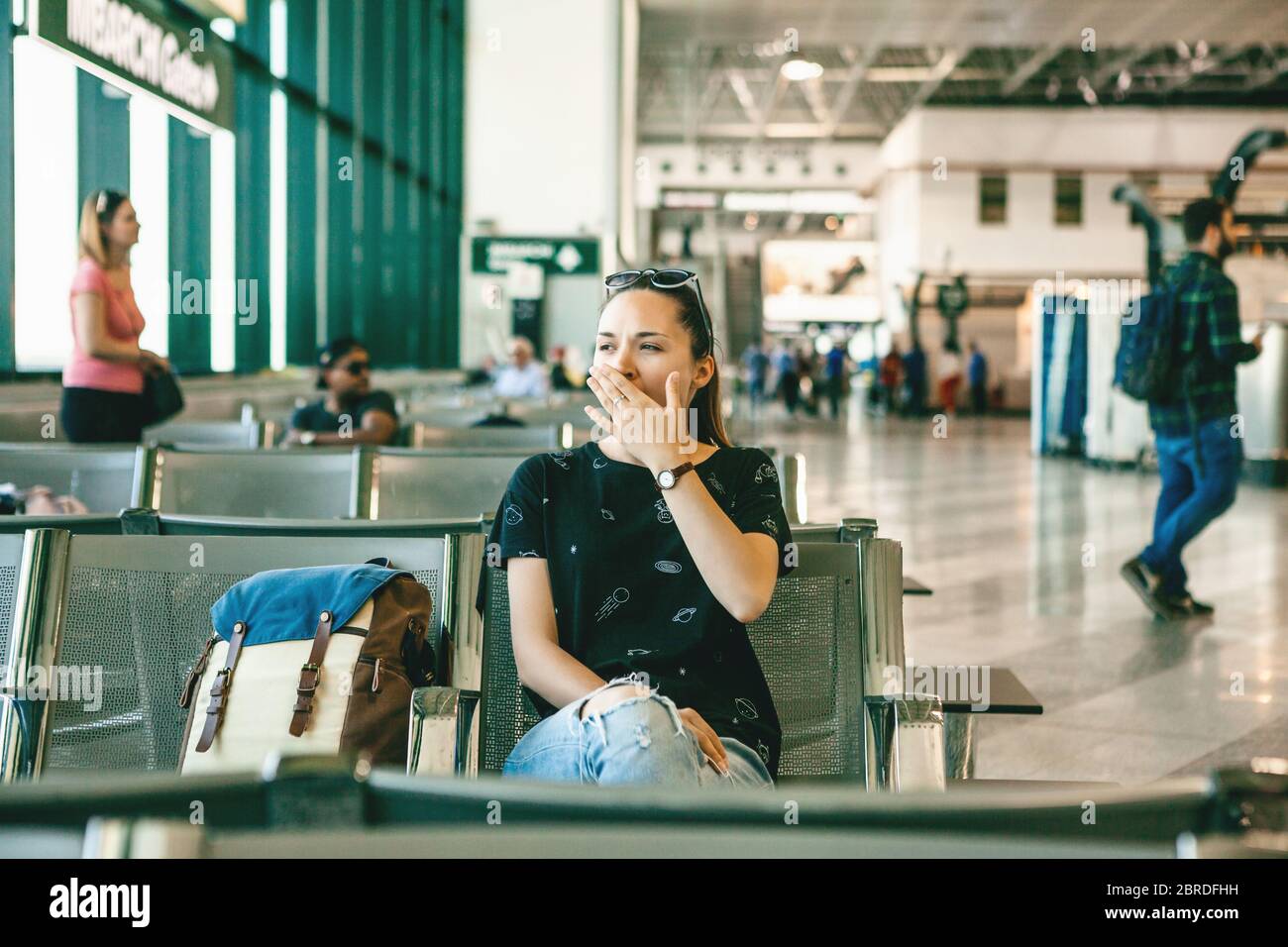International student airport hi-res stock photography and images - Alamy