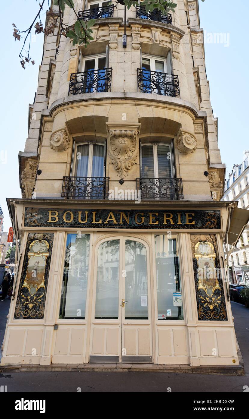 The French traditional bakery and pastry shop Bo located near Bastille ...