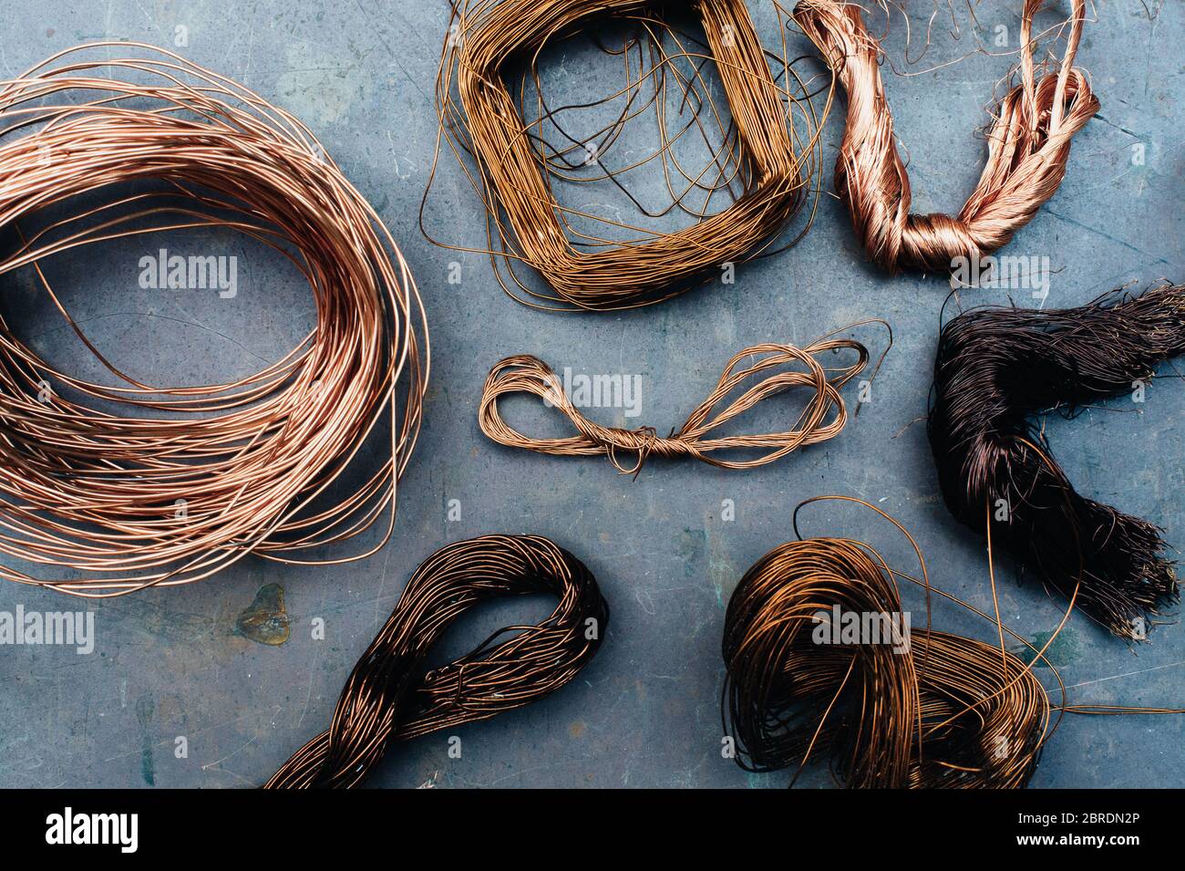 Copper scrap metal, wire, windings of motors and transformers ...