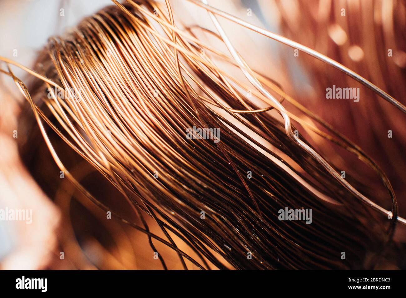 Copper scrap metal, wire, windings of motors and transformers ...