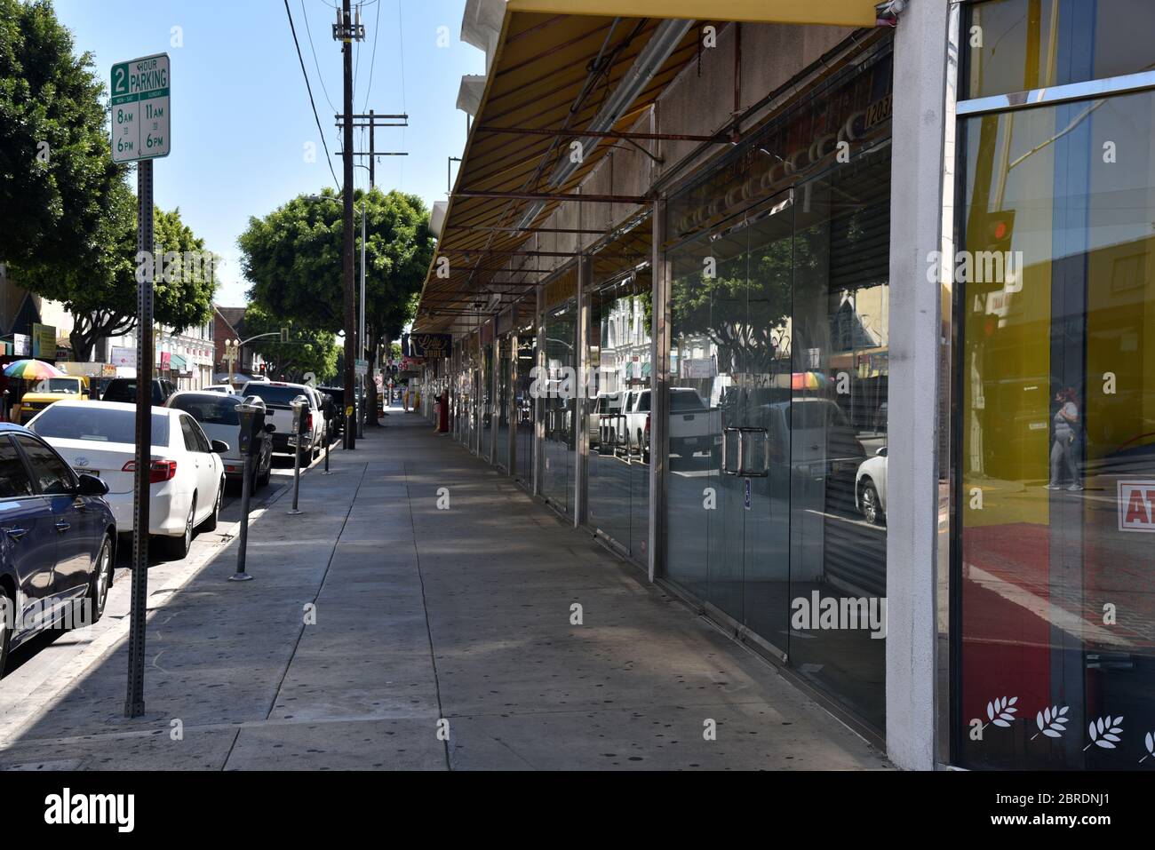 Los Angeles, CA/USA - May 19, 2020: Despite COVID-19 quarantine ending ...