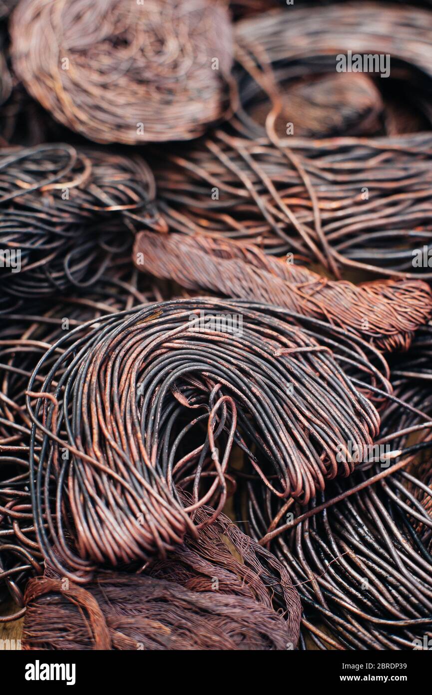 Copper scrap metal, wire, windings of motors and transformers ...