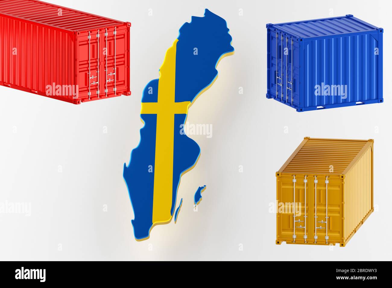 Shipping containers perspective hi-res stock photography and images - Alamy