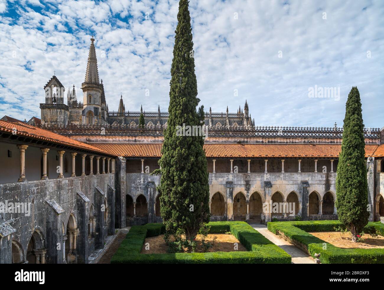 Cloister of King Afonso at Monastery of Saint Mary of the Victory in ...