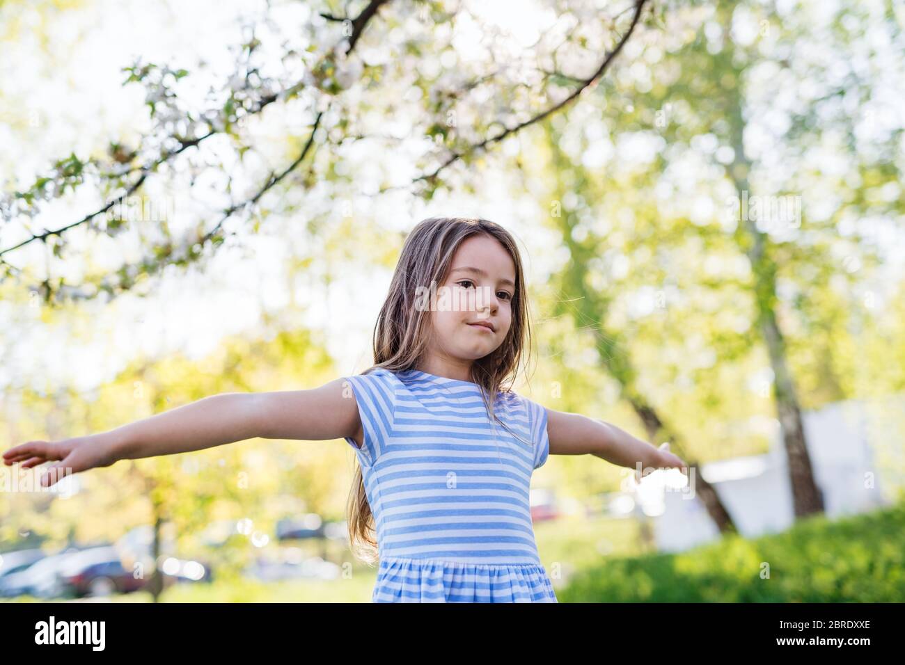 Beautiful girl in spring sunlight hi-res stock photography and images ...