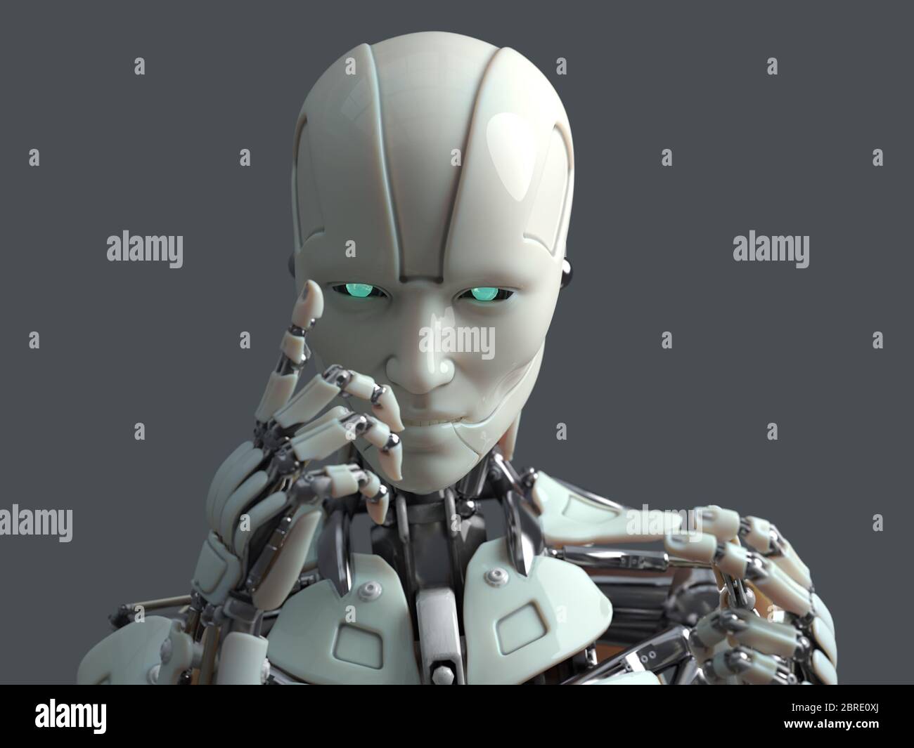communication of the robot with people Stock Photo - Alamy