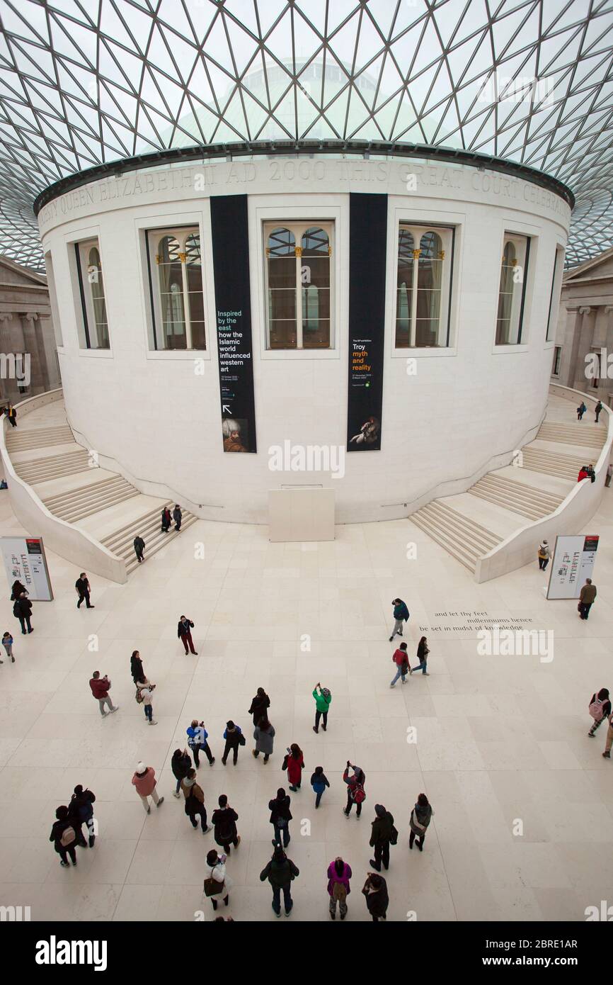 Exquisite interior of The British Museum Stock Photo - Alamy