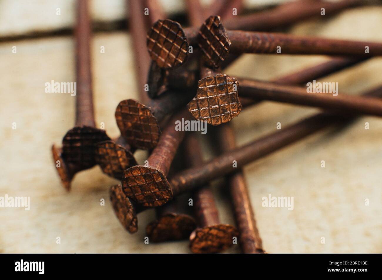 Cooper nails hi-res stock photography and images - Alamy