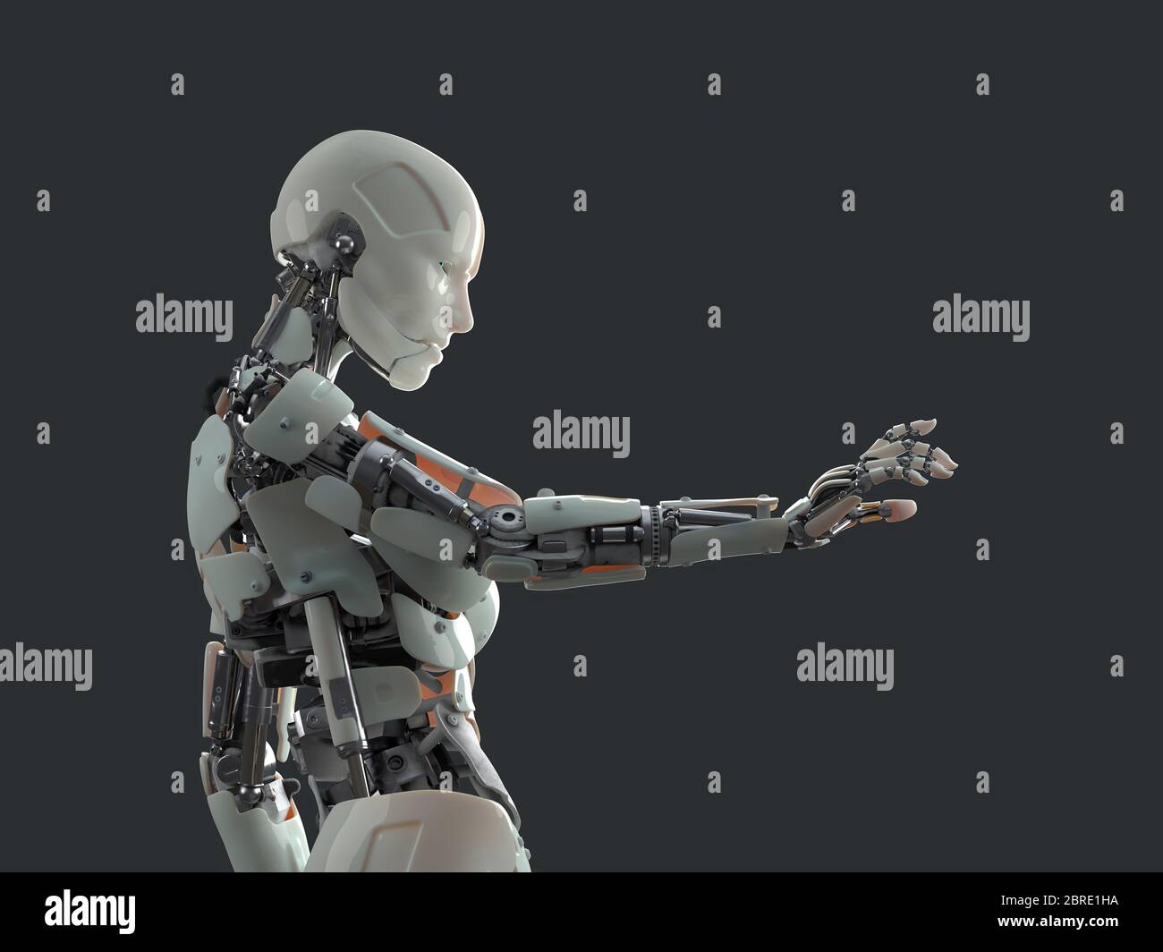 communication of the robot with people Stock Photo - Alamy
