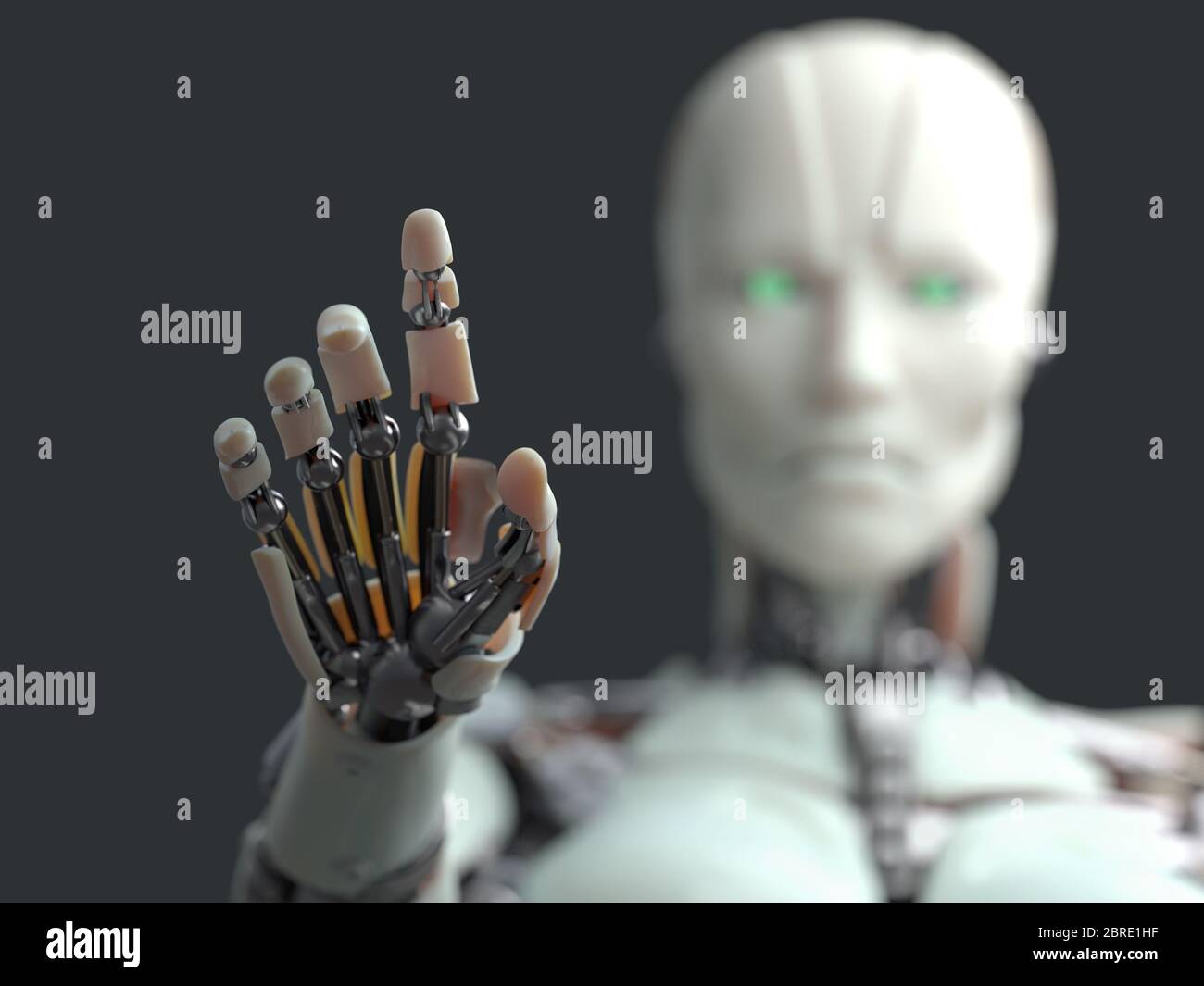 communication of the robot with people Stock Photo - Alamy