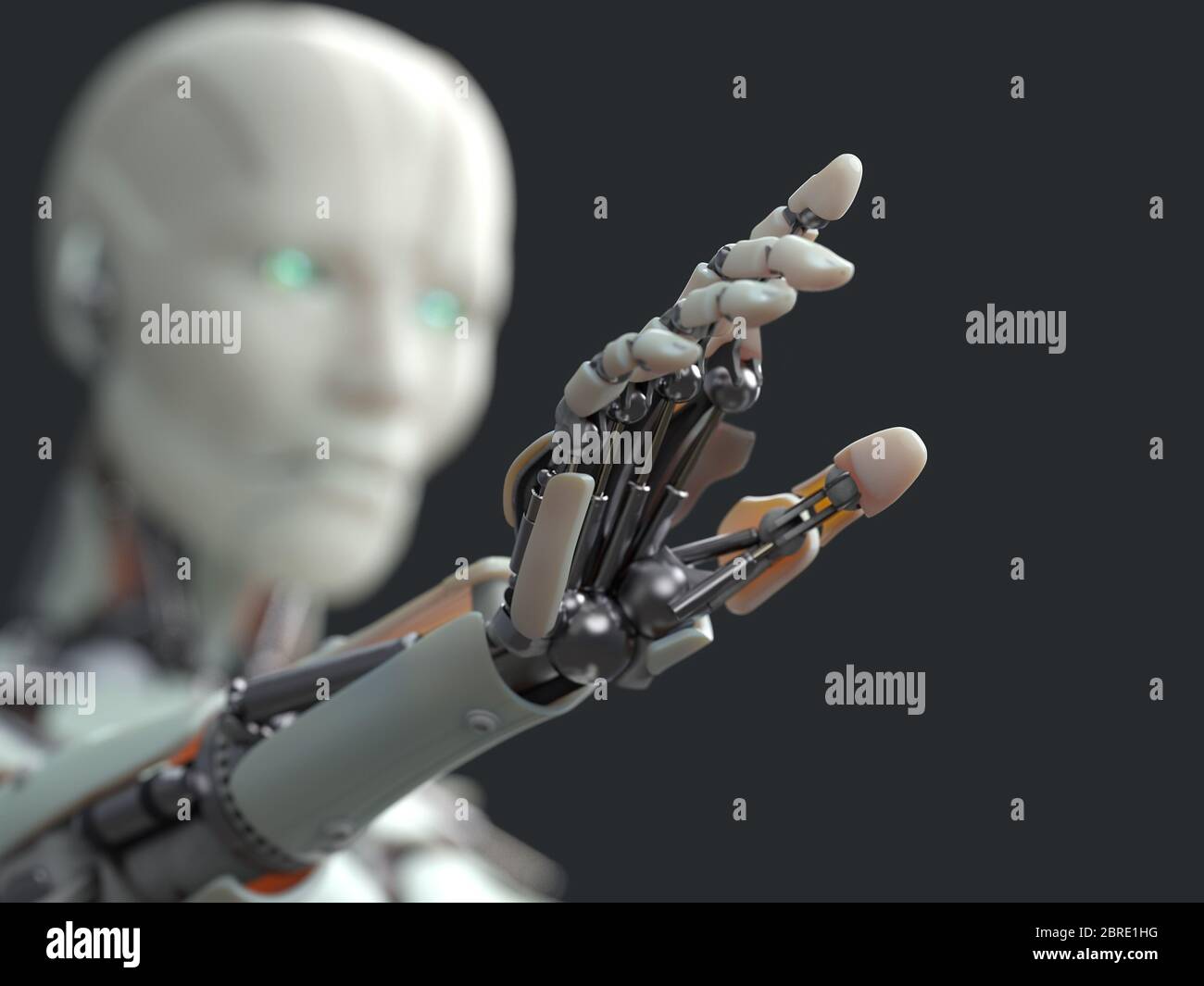 communication of the robot with people Stock Photo - Alamy