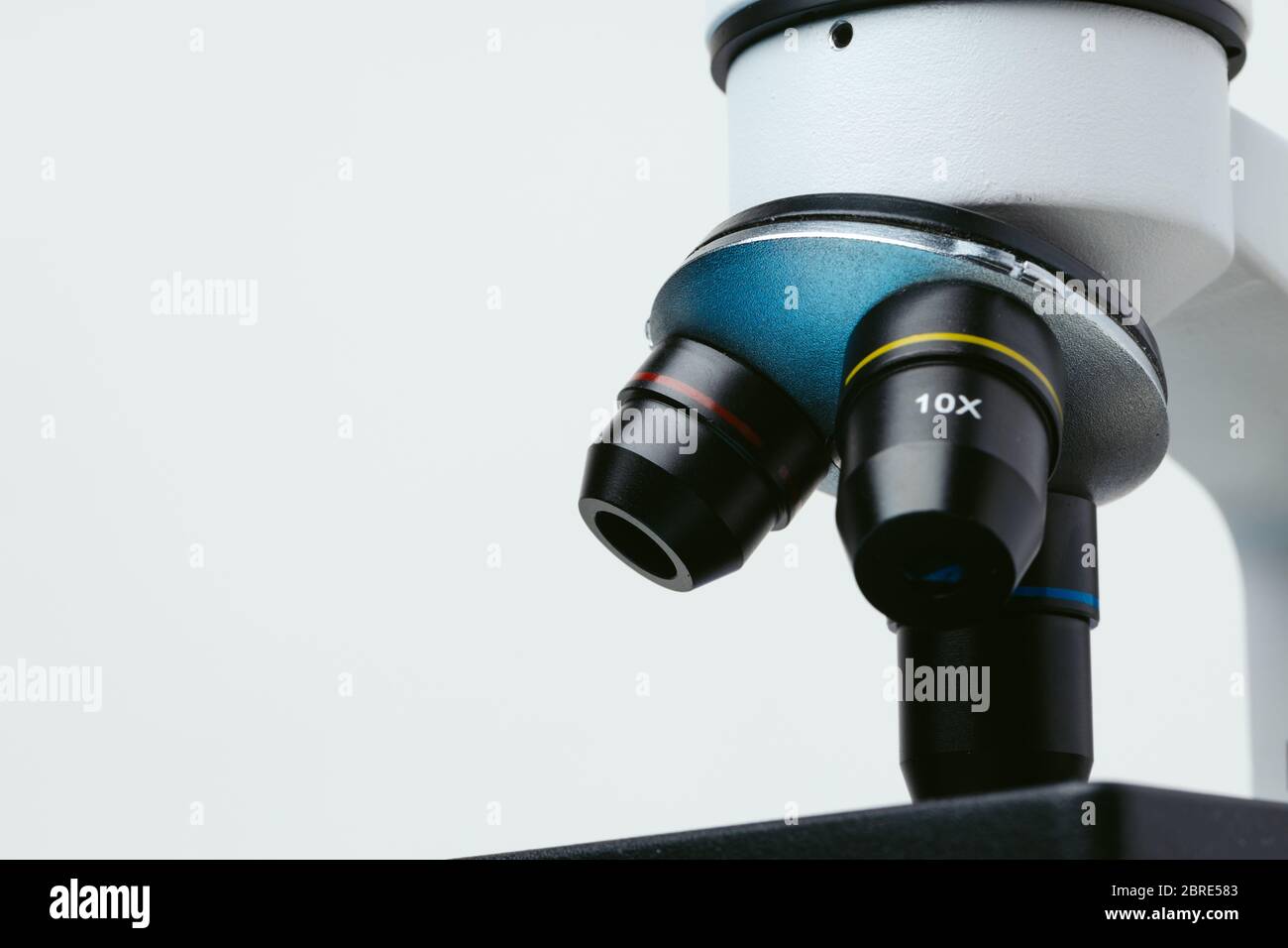Scientific microscope close up. Professional laboratory equipment Stock ...