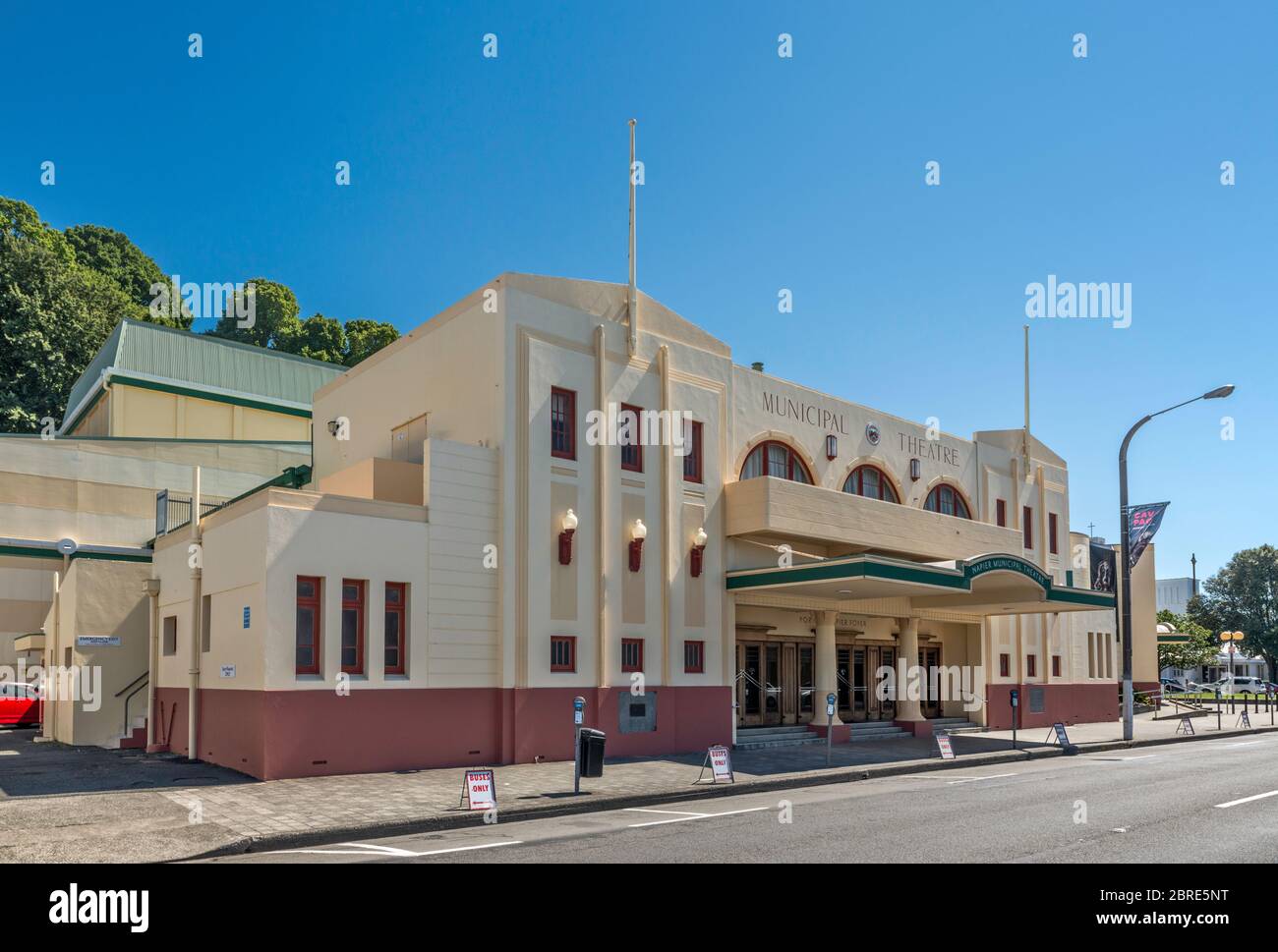 Municipal Theatre, Art Deco style, Tennyson Street in Napier, Hawke's ...