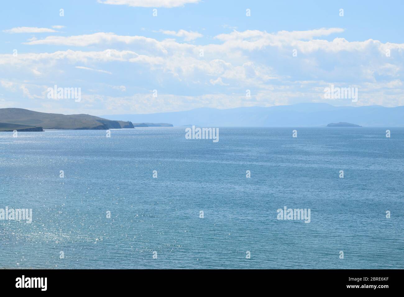 Beautiful View of the Water from Olkhon Island, Lake Baikal, Russia ...