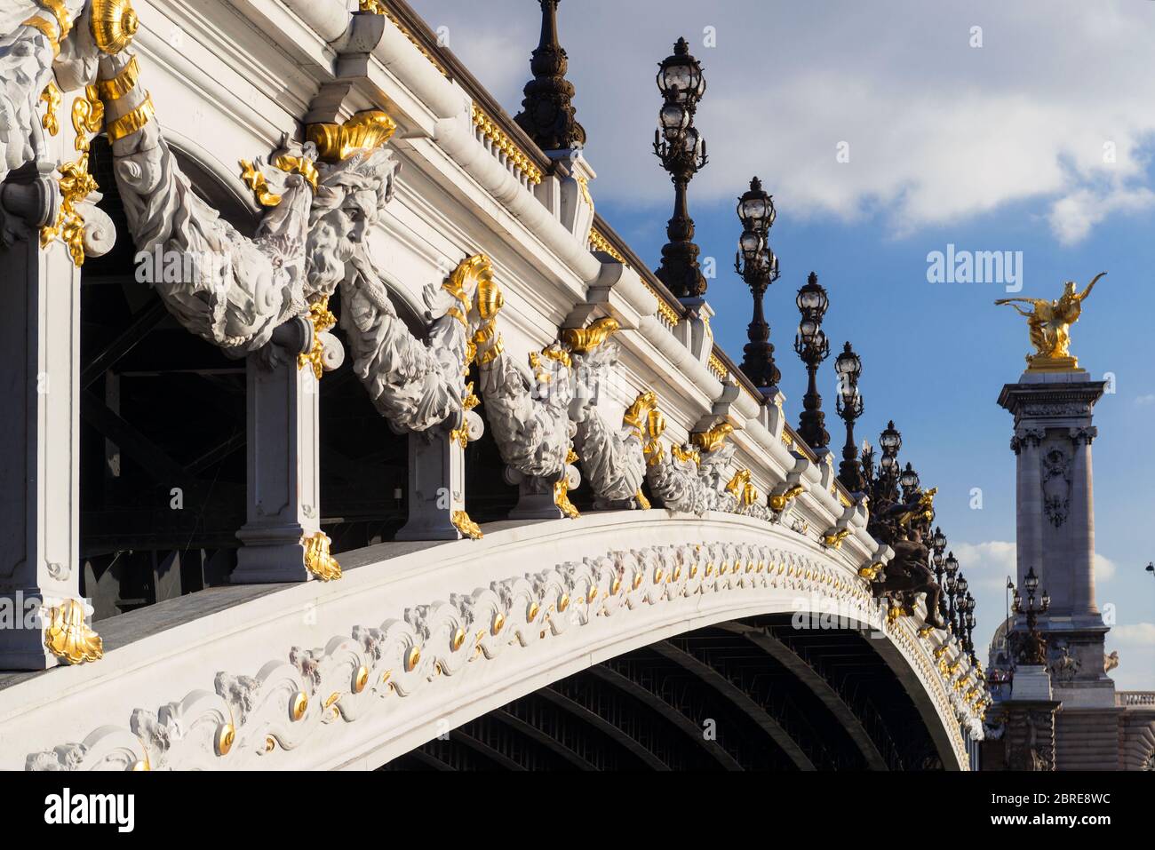 Alexander III bridge in Paris, France Stock Photo - Alamy