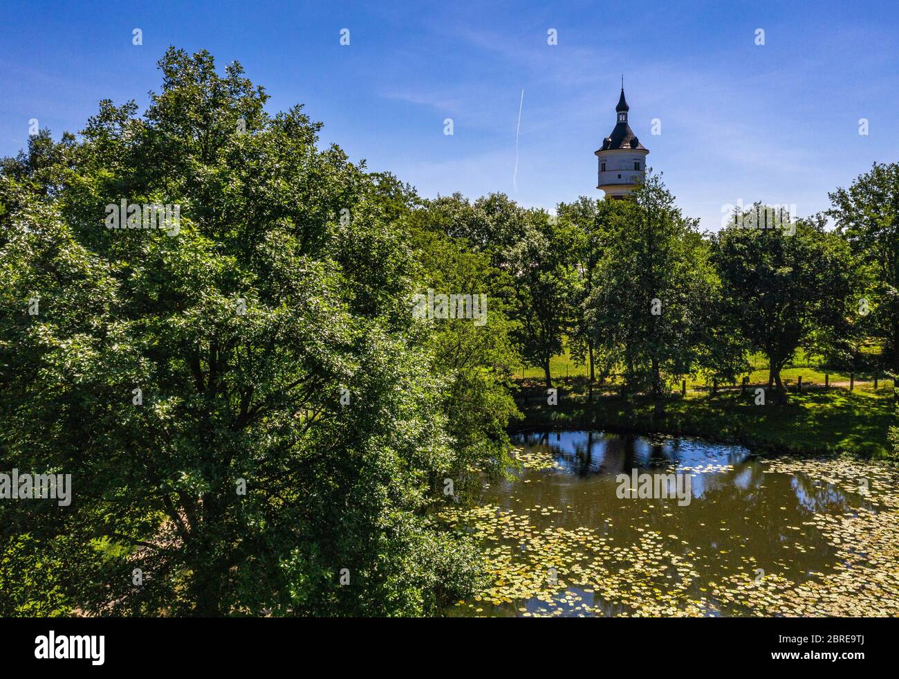 Warendorf, Germany. 21st May, 2020. The old water tower, taken on the ...
