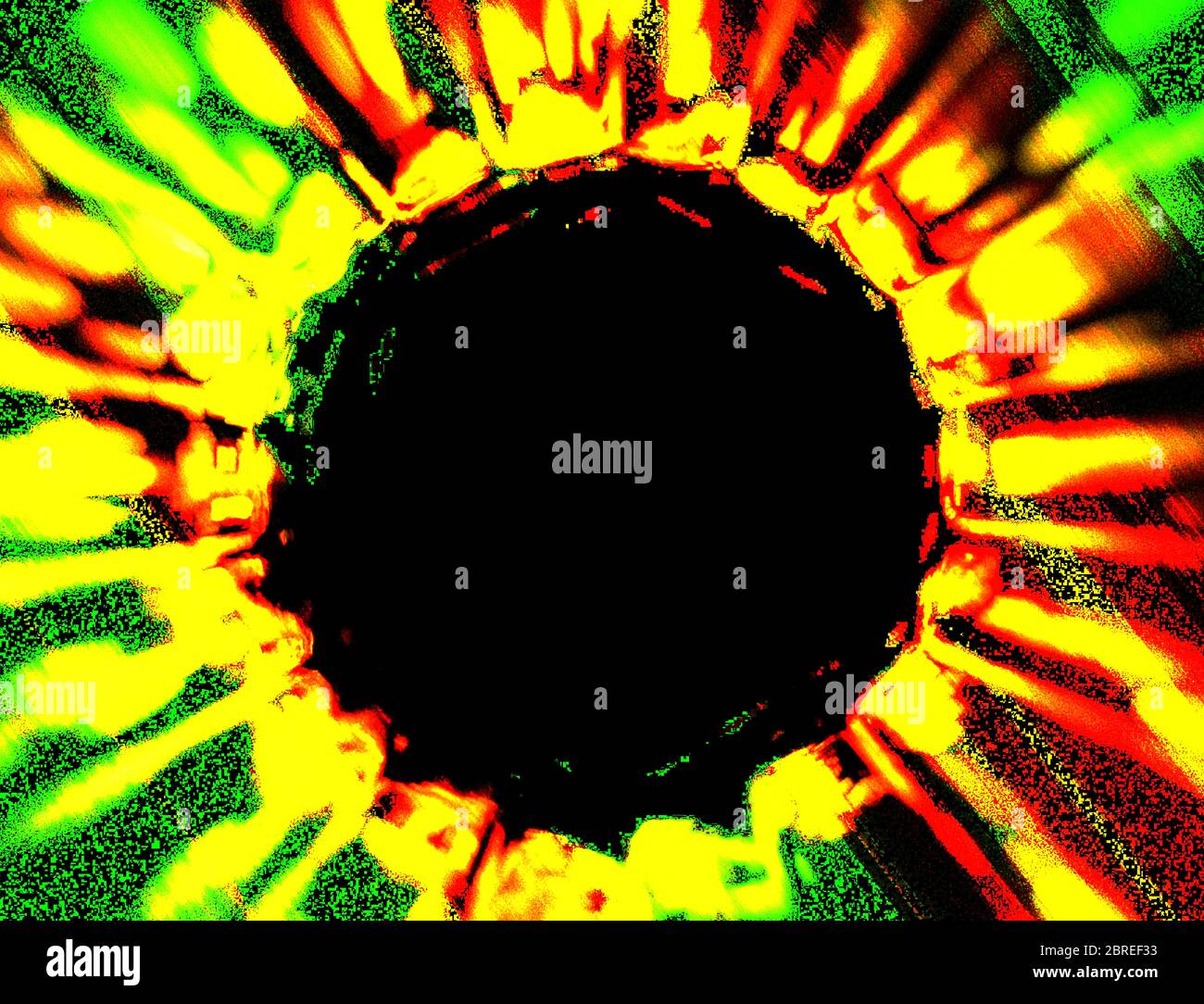 Abstract Wonderful Colorful Sun Rays Like Design On Dark Background ...