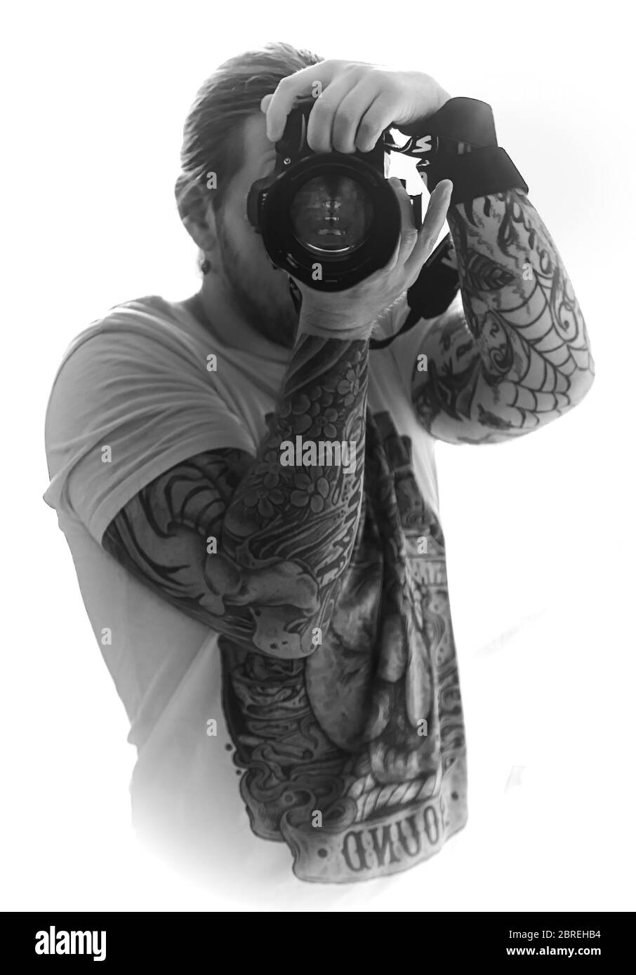 Picture portrait black and white Cut Out Stock Images & Pictures - Alamy