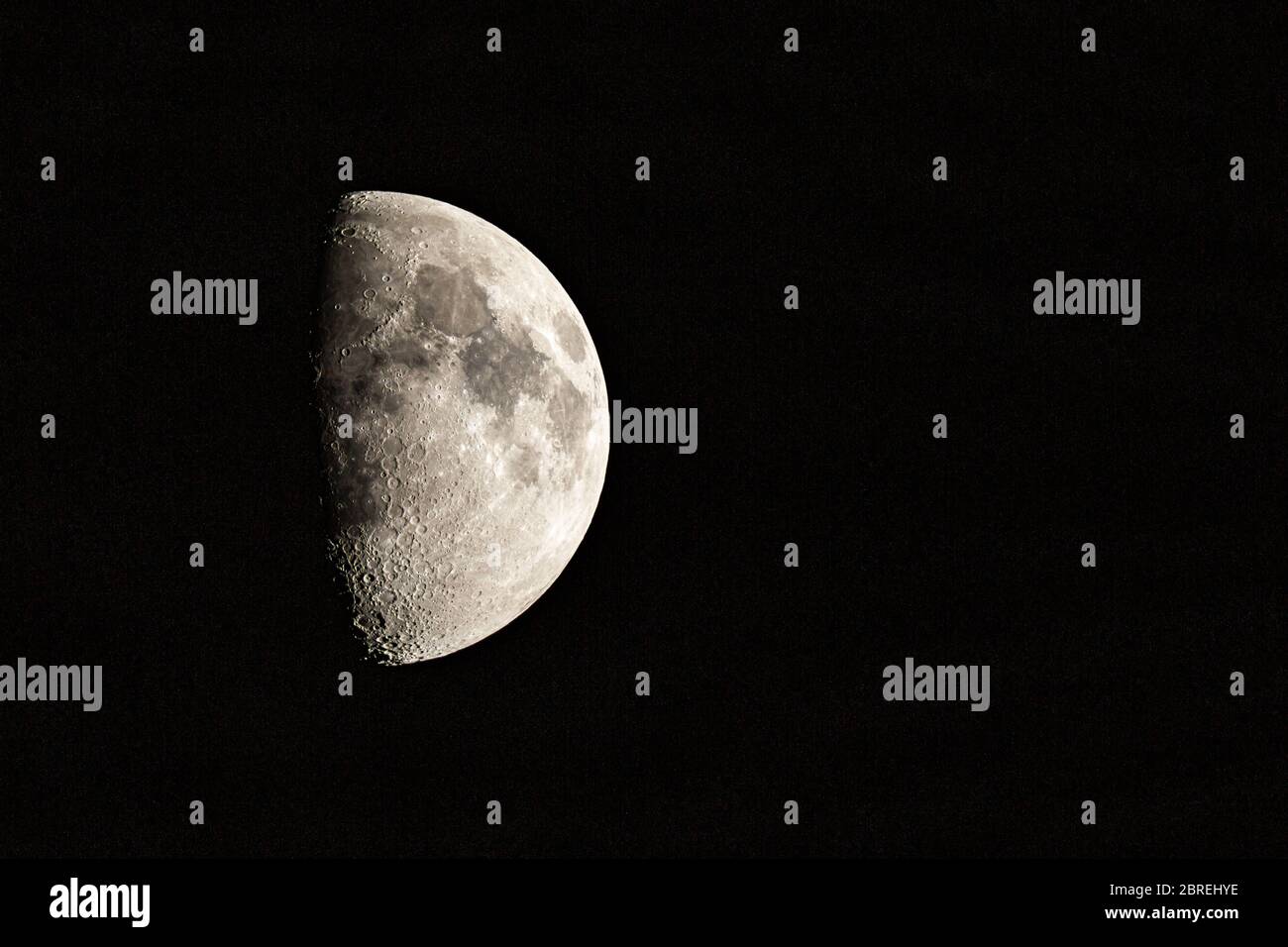 First Quarter Moon Position
