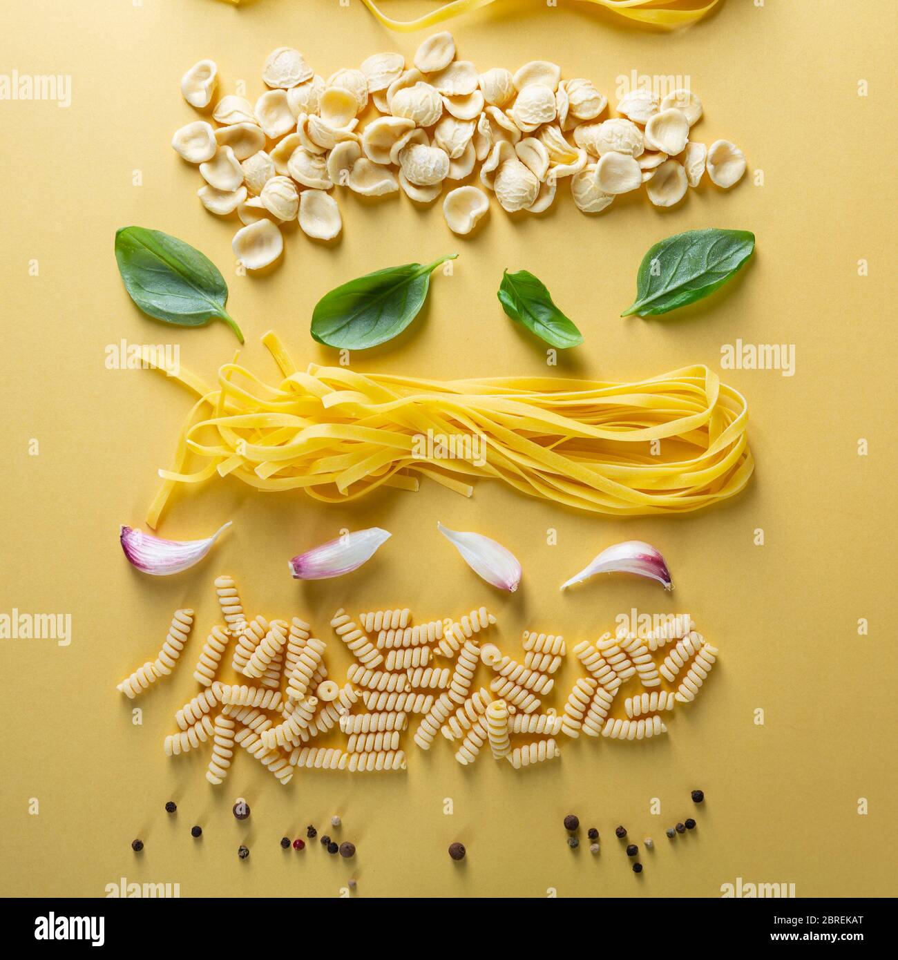 Knolling pasta hi-res stock photography and images - Alamy