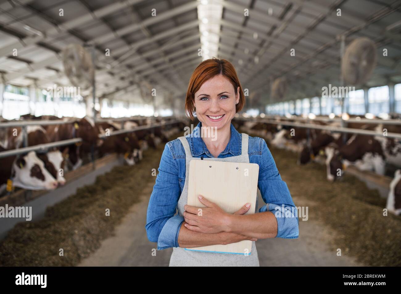 Woman farm camera view hi-res stock photography and images - Alamy