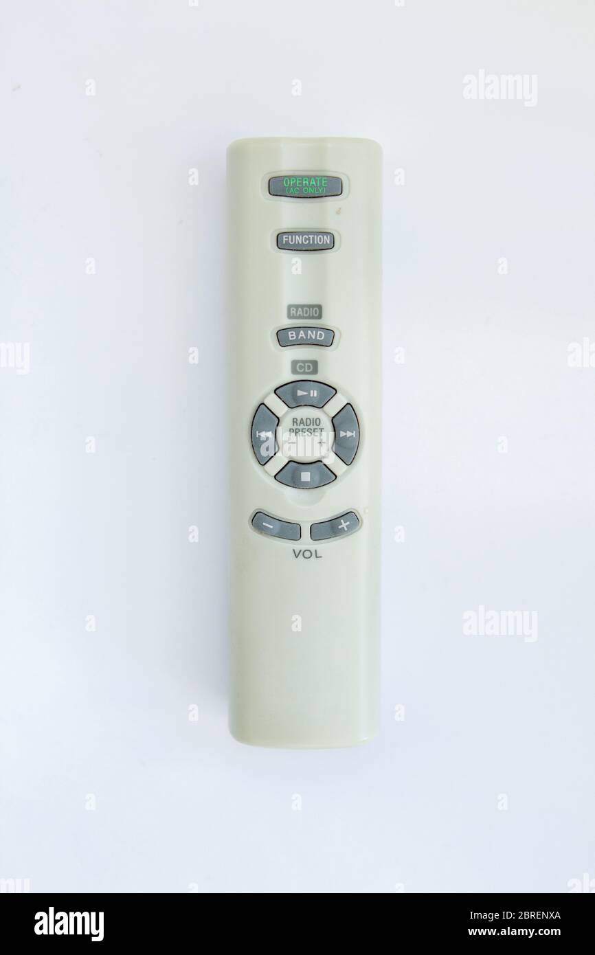 small control panel on white background Stock Photo - Alamy