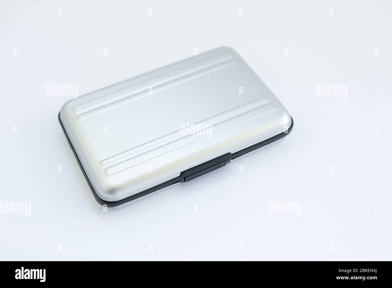 Silver metal suitcase isolated hi-res stock photography and images - Alamy