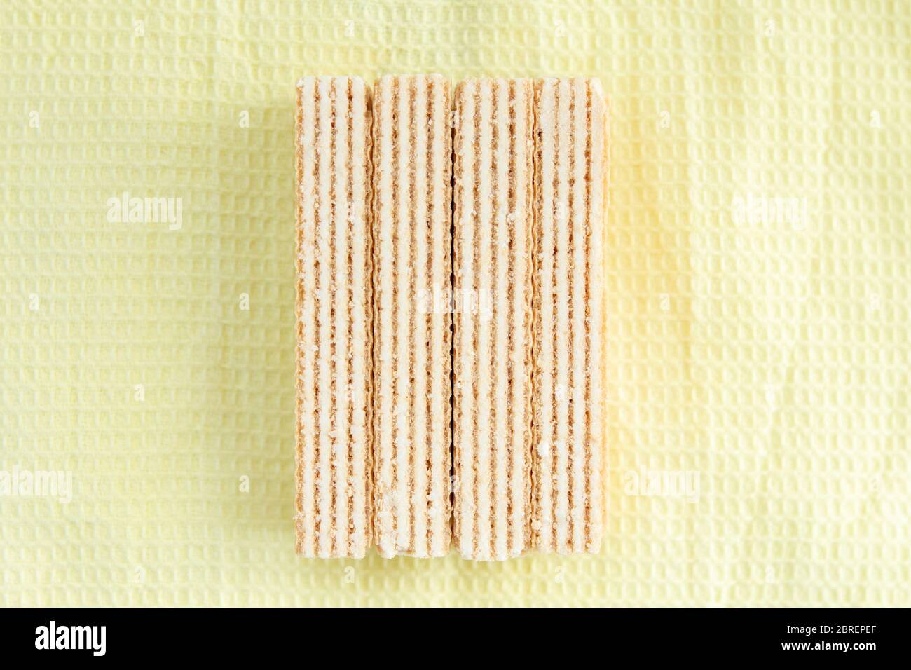 wafer with a white layer on white background Stock Photo - Alamy