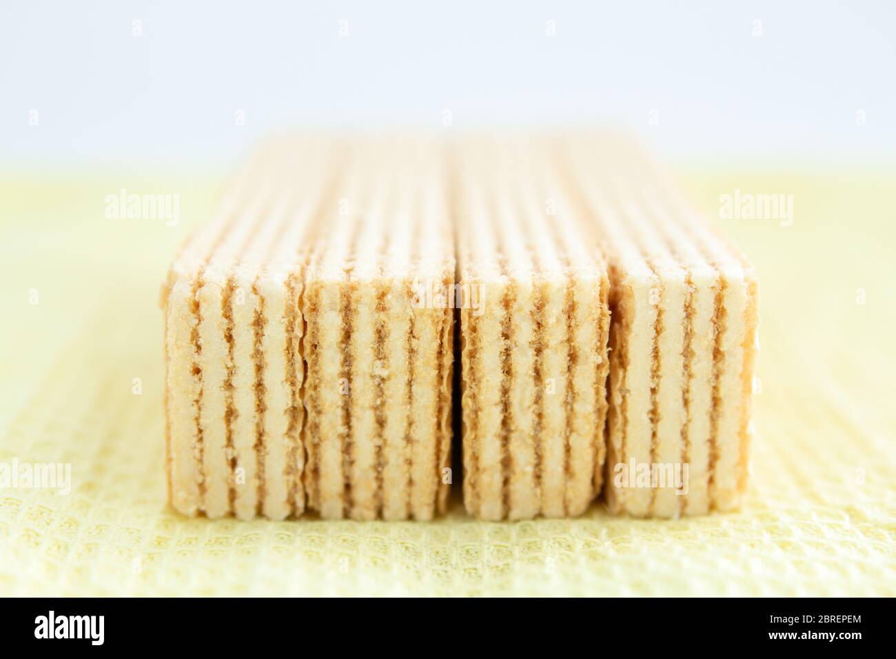 wafer with a white layer on white background Stock Photo - Alamy