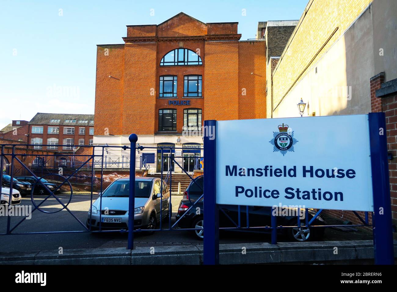 Mansfield House Police station in Leicester Stock Photo - Alamy