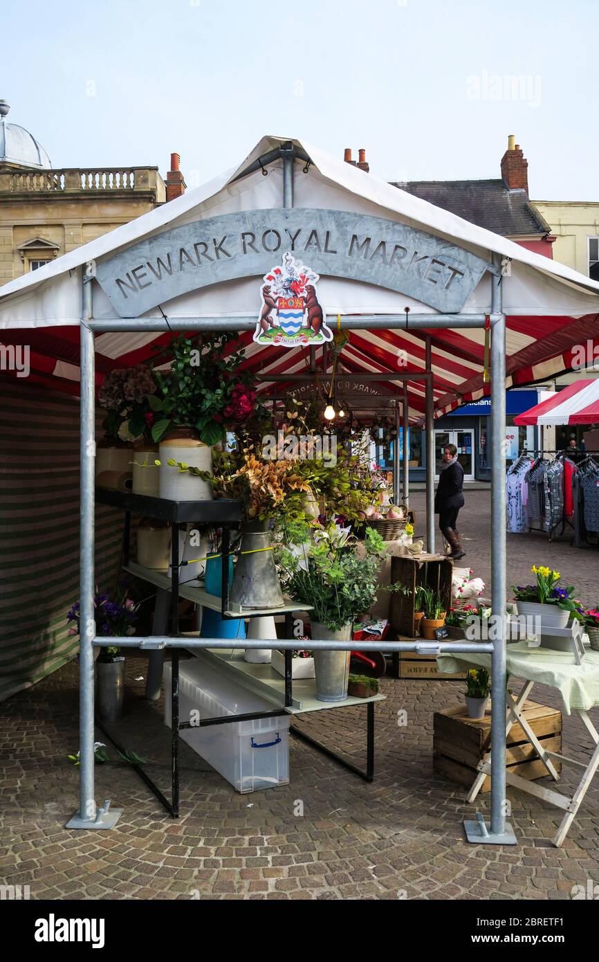 Newark Royal Market, UK Stock Photo - Alamy