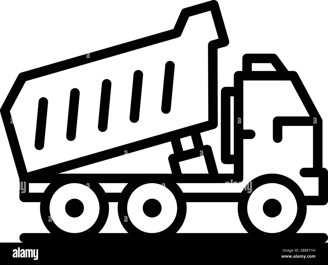 Lorry tipper icon, outline style Stock Vector Image & Art - Alamy