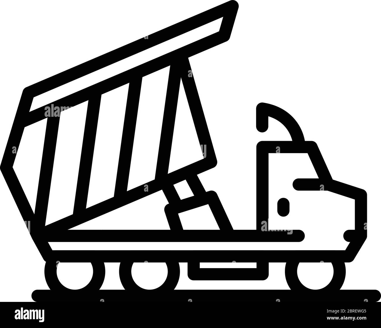 Outline of tipper Black and White Stock Photos & Images - Alamy