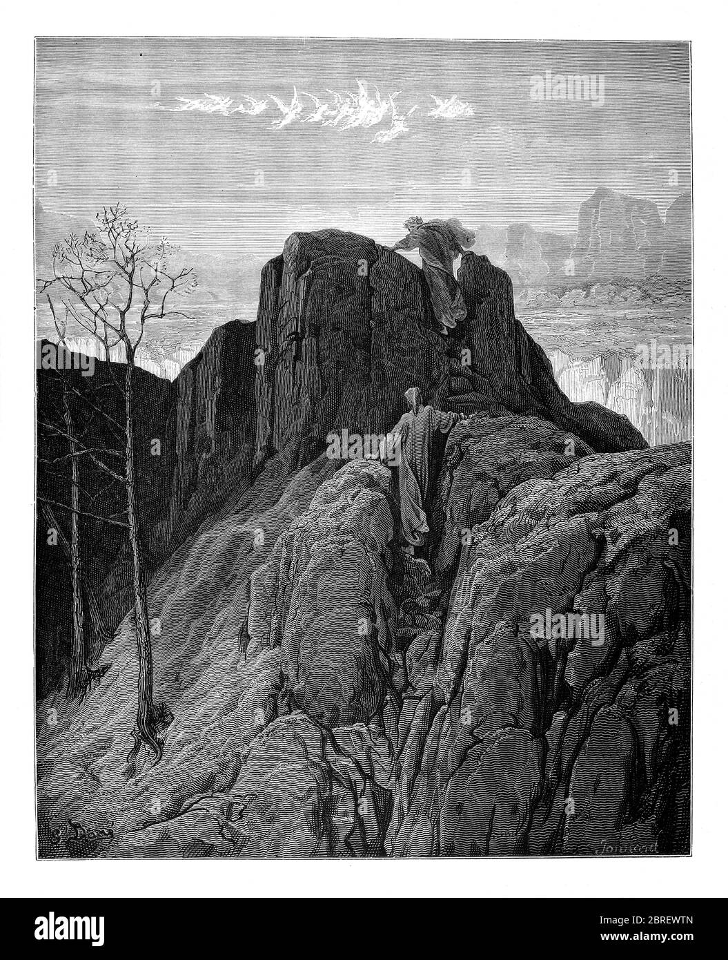 Dante purgatory mountain hi-res stock photography and images - Alamy