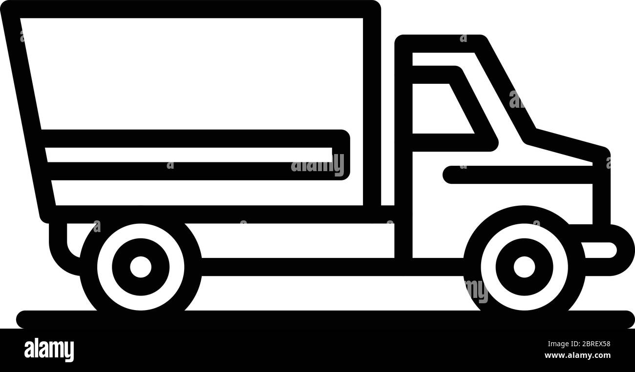 Machine tipper icon, outline style Stock Vector Image & Art - Alamy