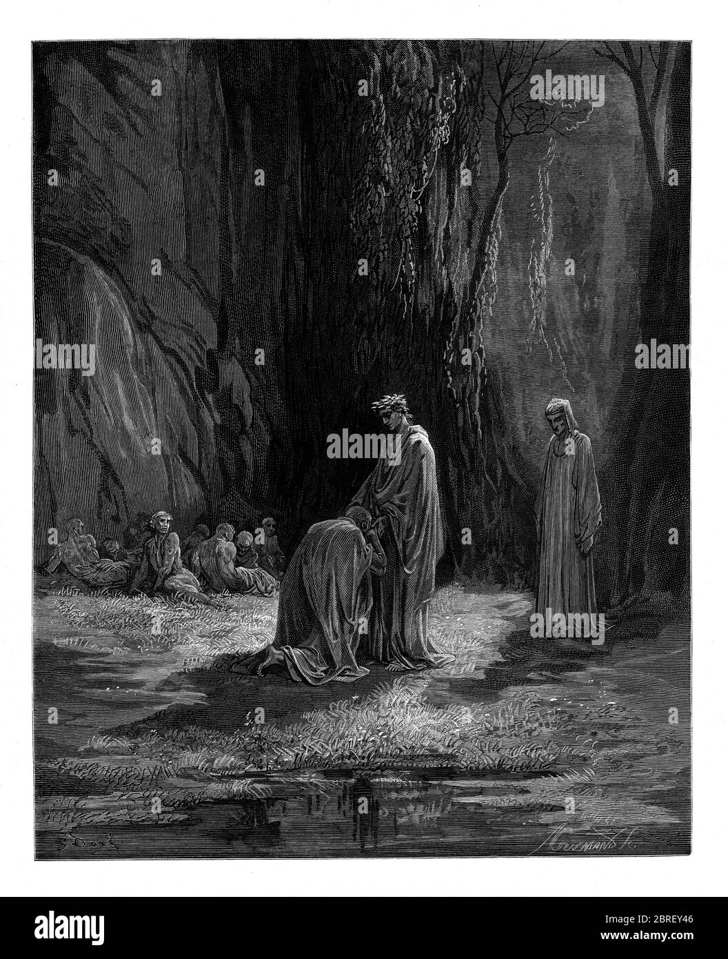Dante alighieri purgatory soul hi-res stock photography and images - Alamy