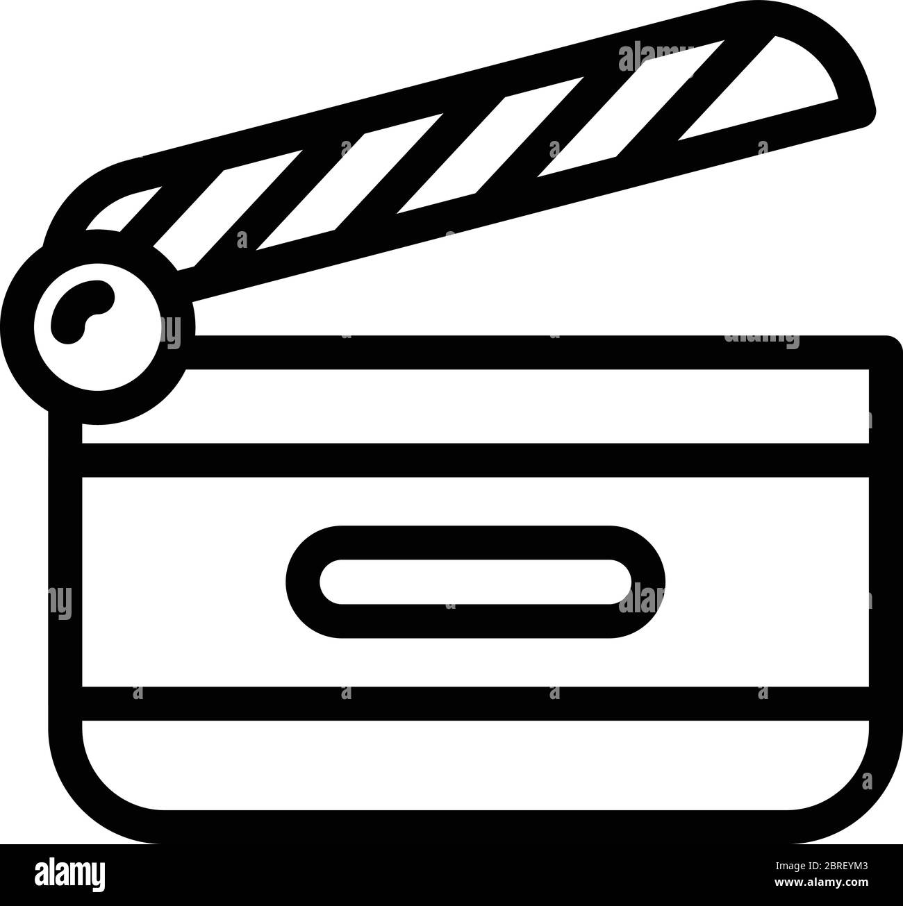 Director clapper icon, outline style Stock Vector Image & Art - Alamy