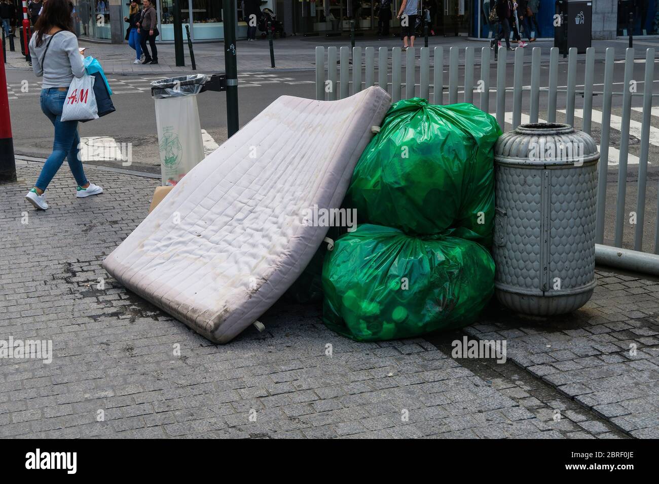 Brussels garbage hi-res stock photography and images - Alamy