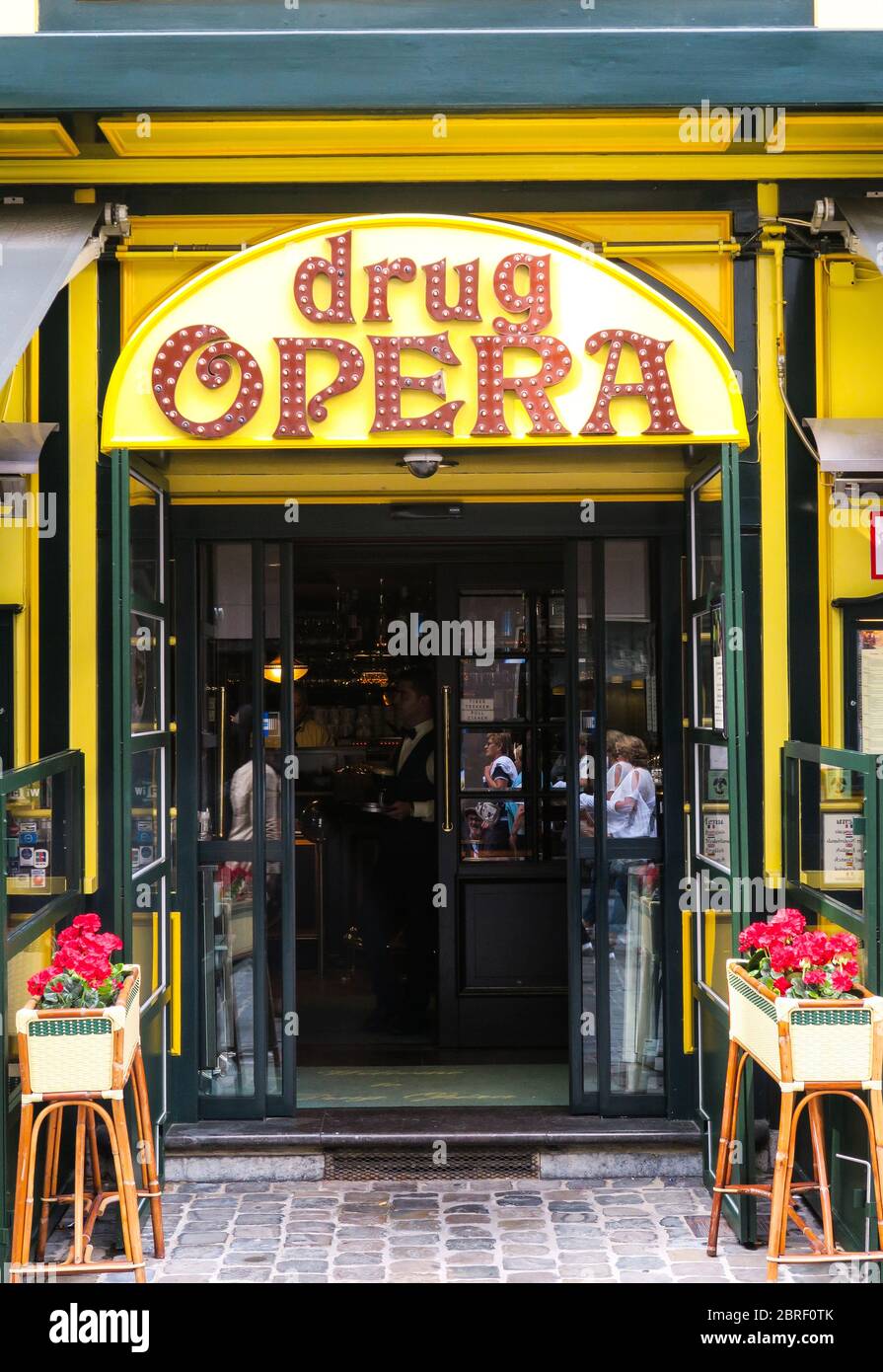 The Drug Opera restaurant in Brussels Stock Photo - Alamy