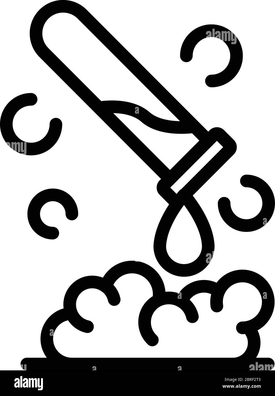 Hazard chemical tube icon, outline style Stock Vector Image & Art - Alamy