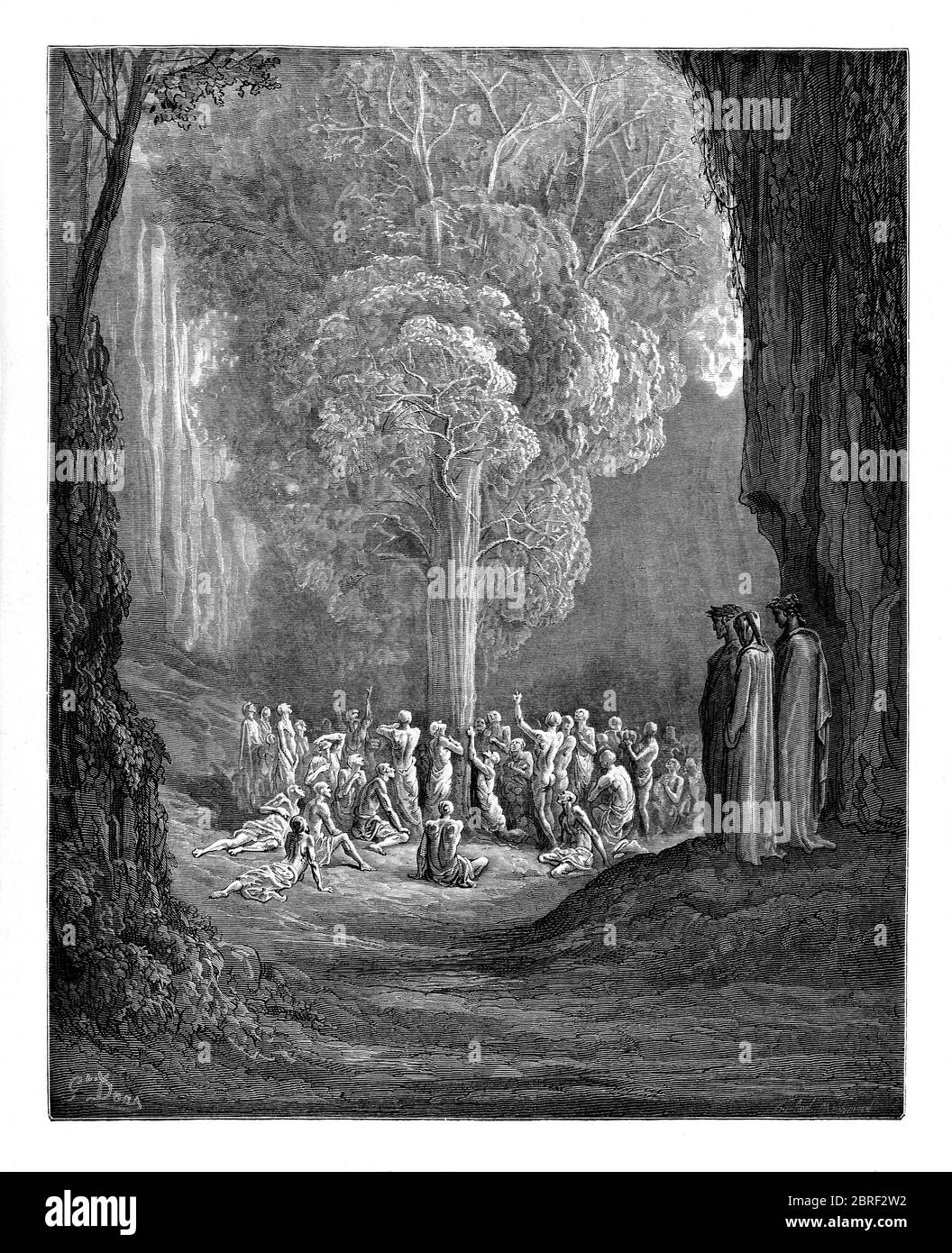 Dante's purgatory dore Black and White Stock Photos & Images - Alamy
