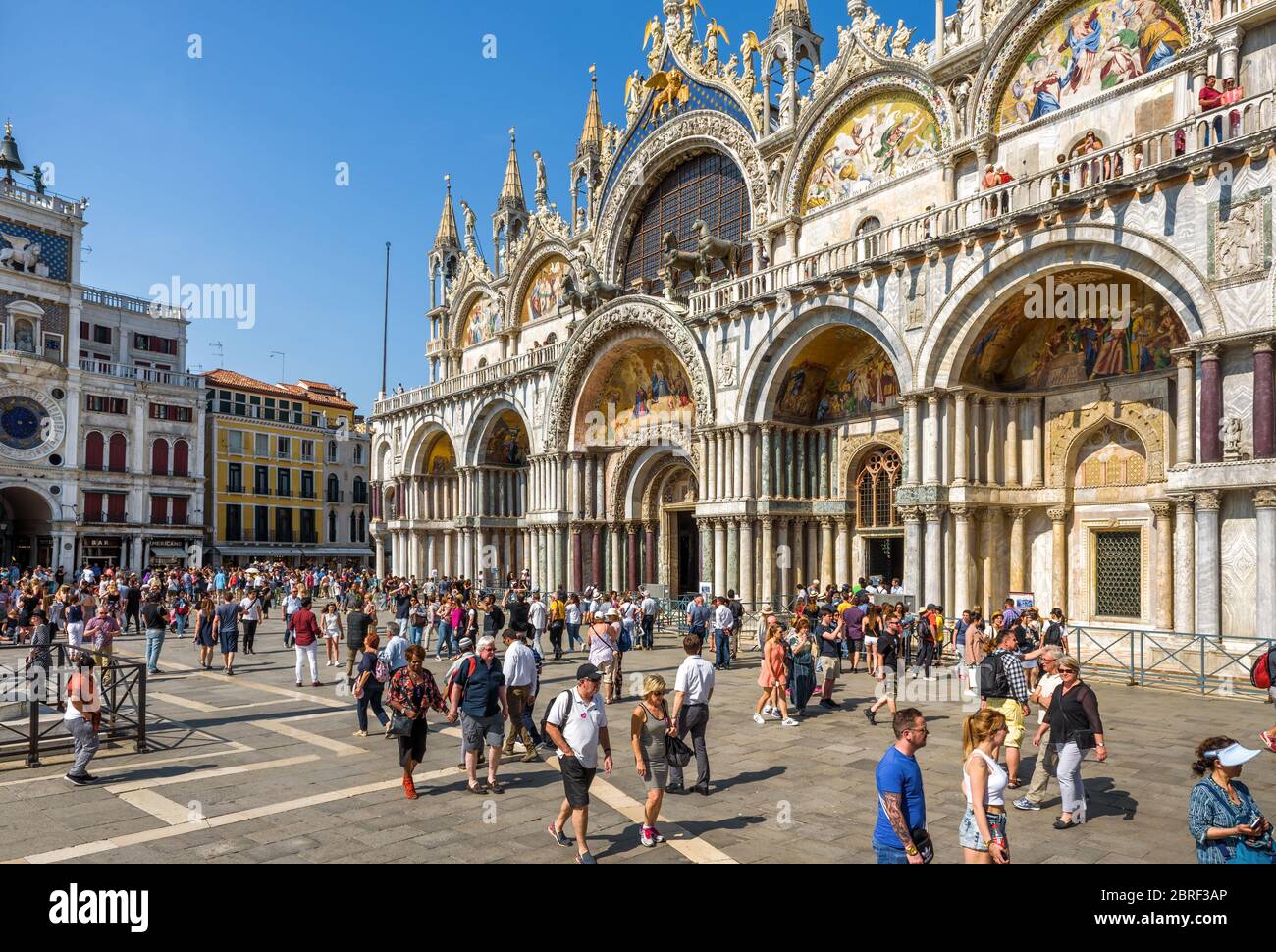 Venice, Italy - May 19, 2017: Piazza San Marco (Saint Mark's Square ...