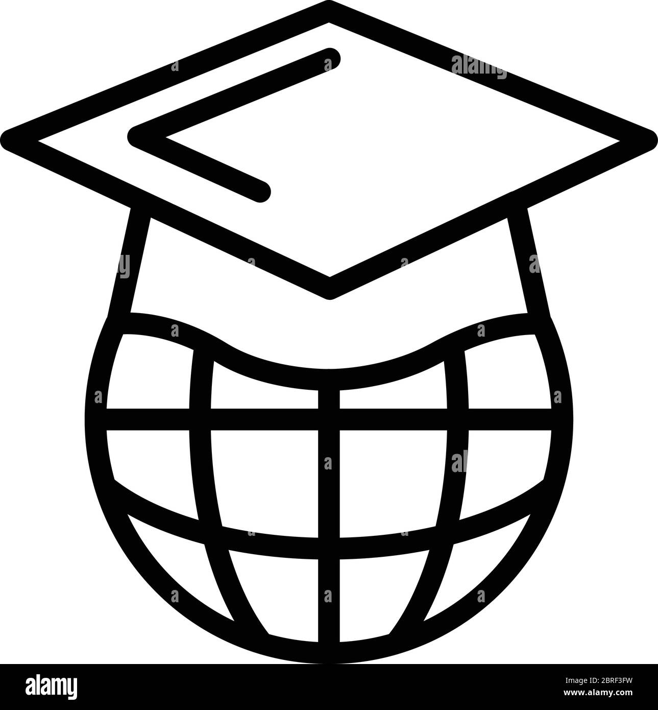 Global learning language icon, outline style Stock Vector Image & Art ...