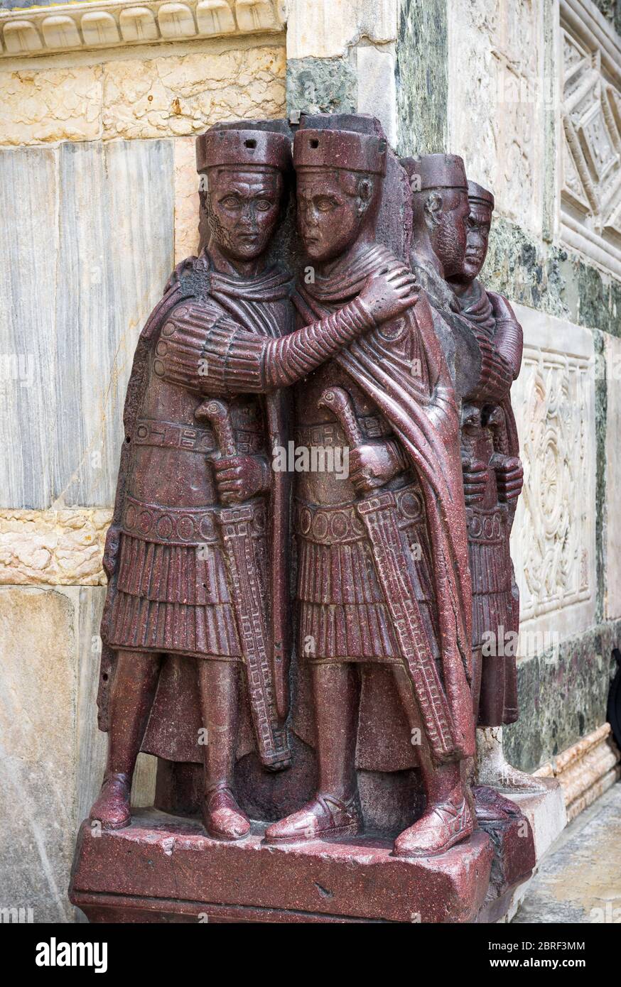 The ancient Portrait of the Four Tetrarchs by the St Mark`s Square in ...