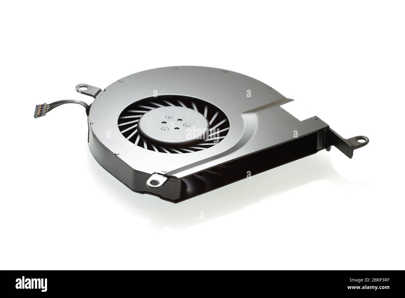 New cpu fan isolated on white background. Part of cooling system for ...