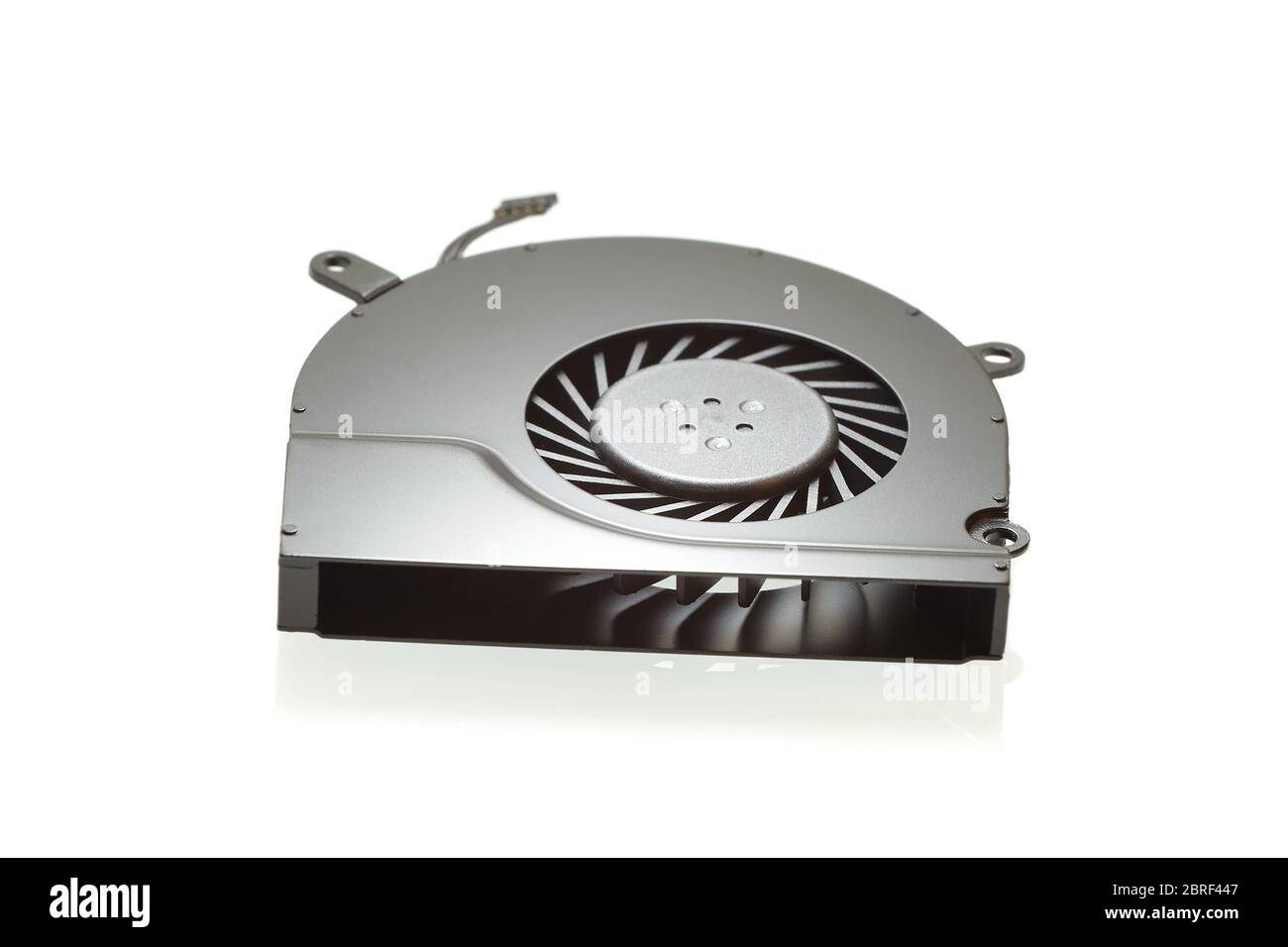 Laptop cooler isolated on white background. Part of cooling system for ...