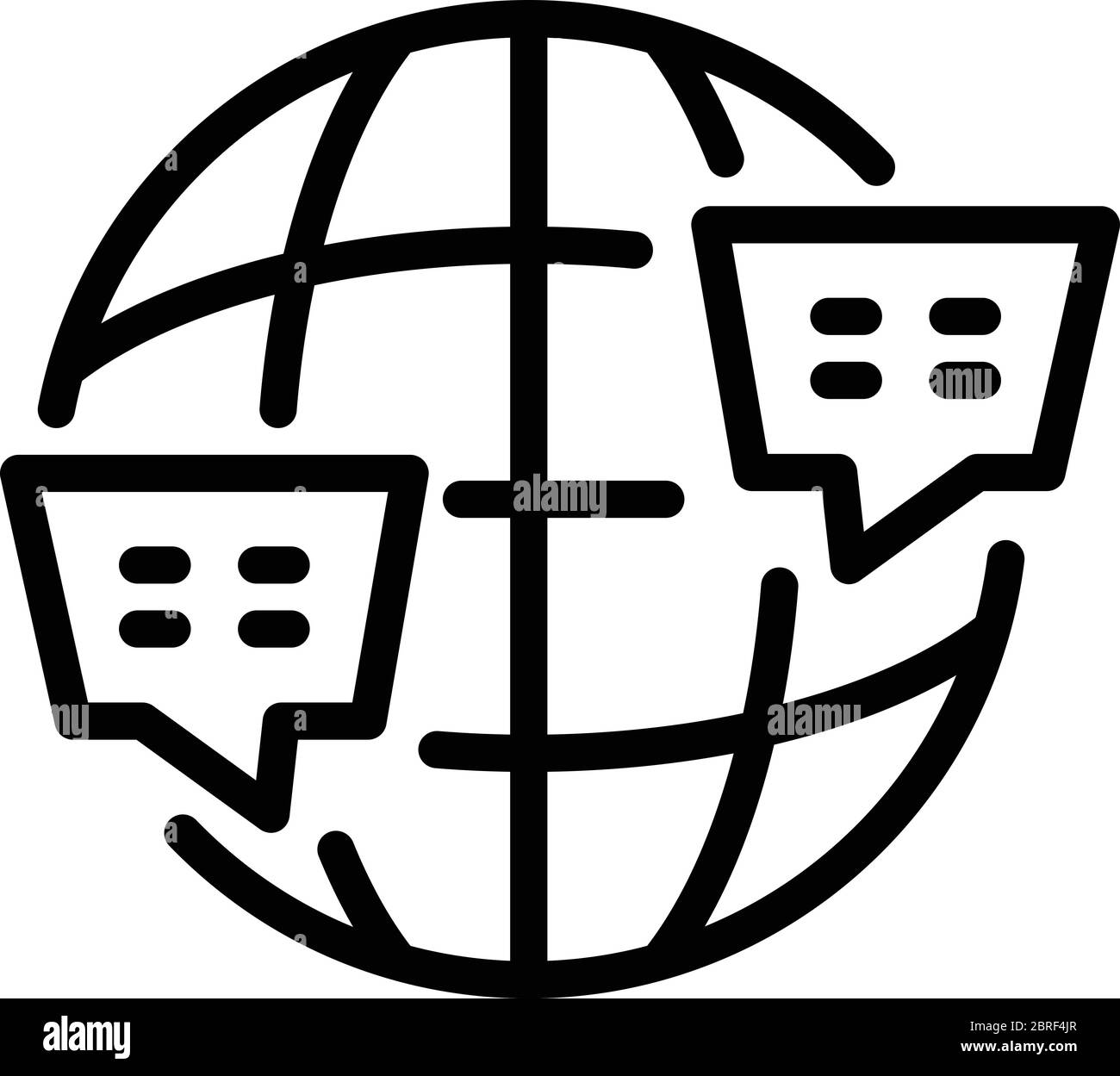World language globe Black and White Stock Photos & Images - Alamy