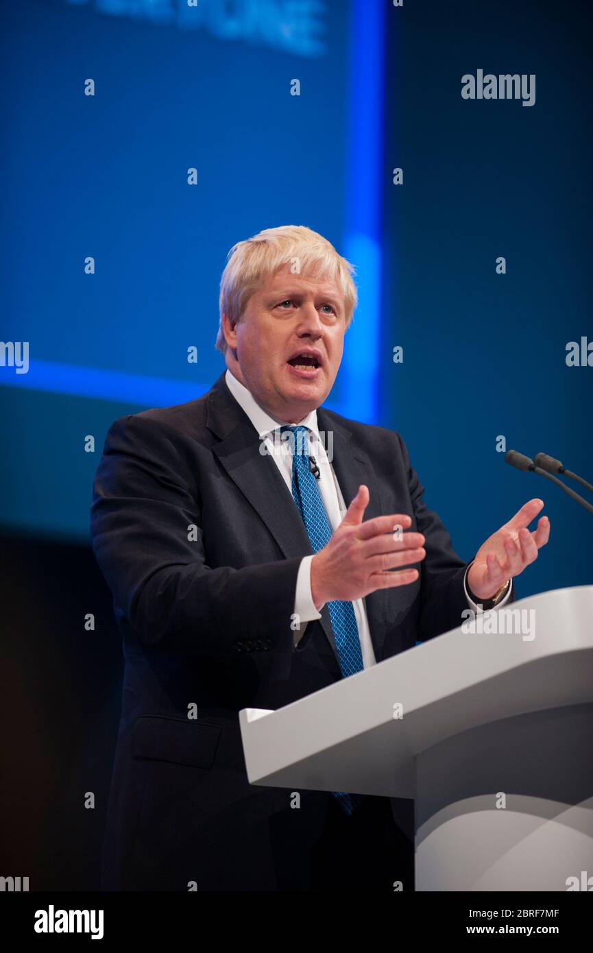 Boris johnson party conference 2017 hi-res stock photography and images ...