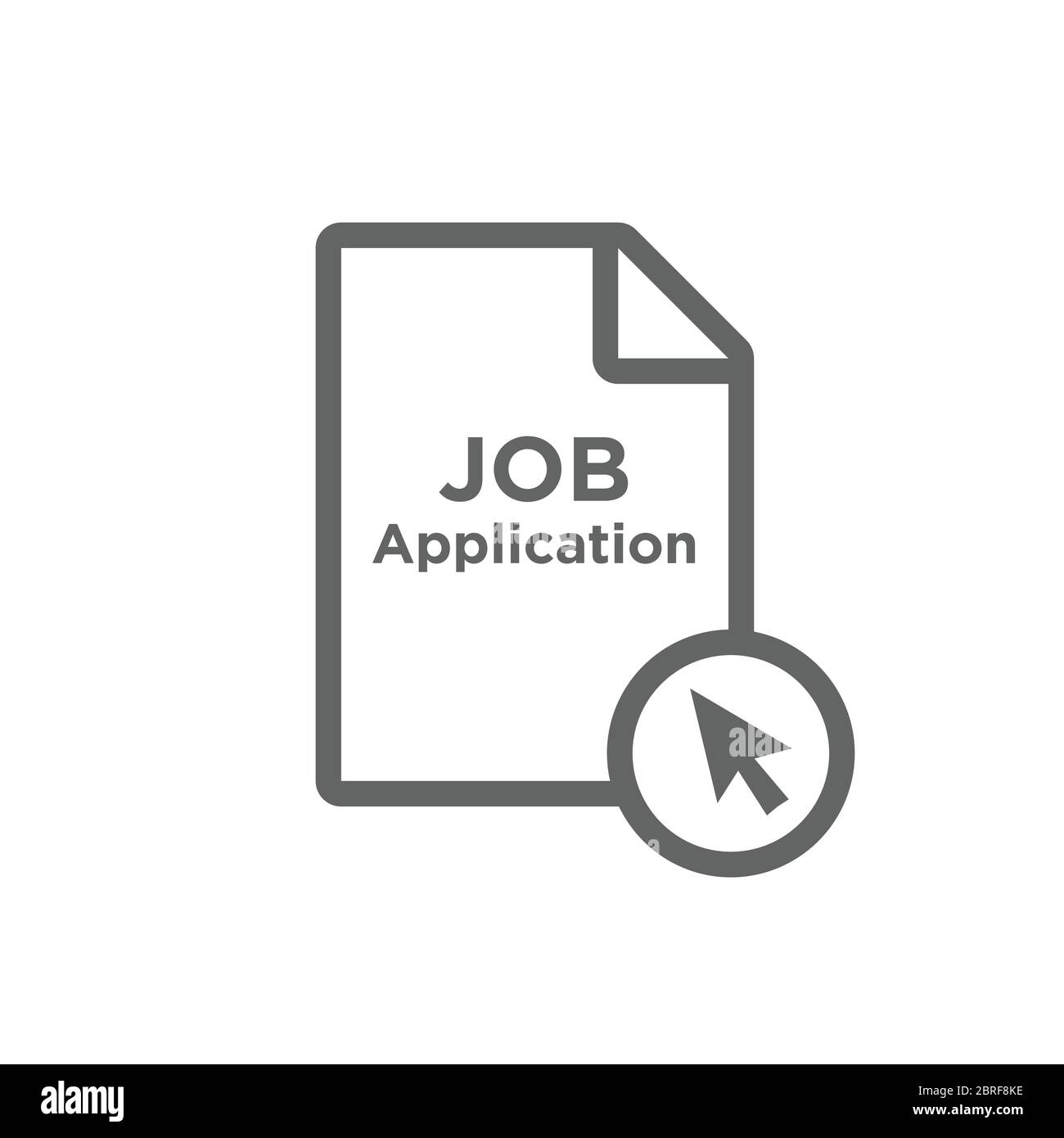 Hiring and Employees icons w job related images showing hiring Stock ...